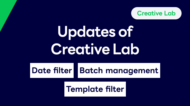 Upgraded search experience for creatives/templates and improved batch ...