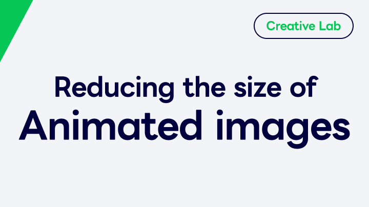 Reducing the size of animated images