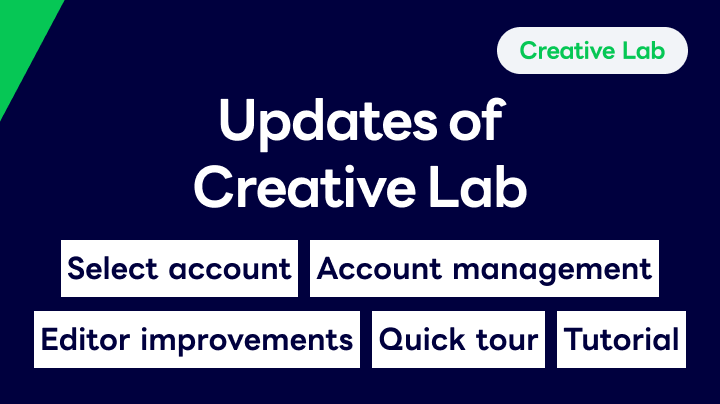Improvements to account selection, the image editor workspace, and the ...
