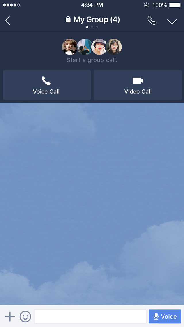 LINE Group Call - Conference calls with up to 200 people