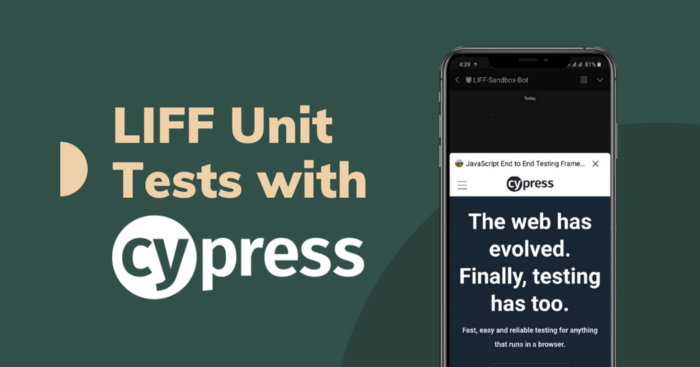 讓我們使用 Cypress 開始為 LIFF app 撰寫單元測試
