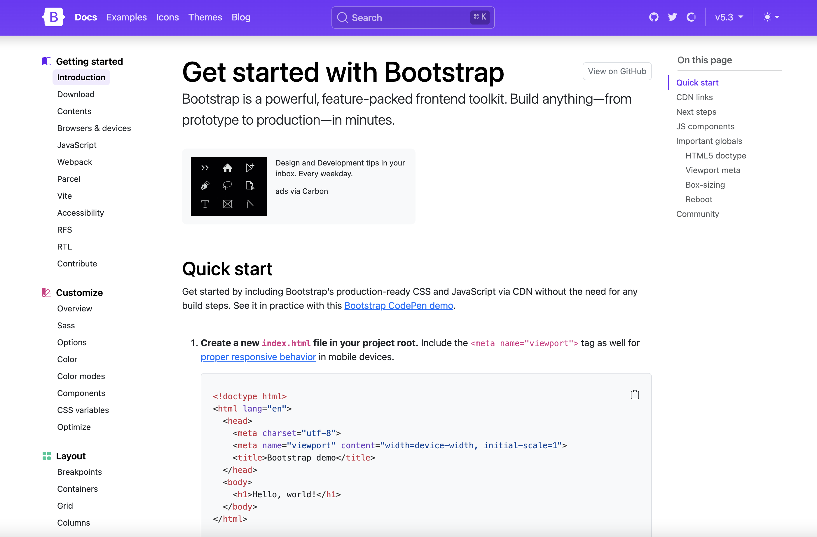 Bootstrap 5.3.1がリリースされました。