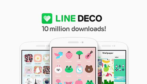 [LINE] Smartphone Home Screen Customization App “LINE DECO”Achieves 10 ...