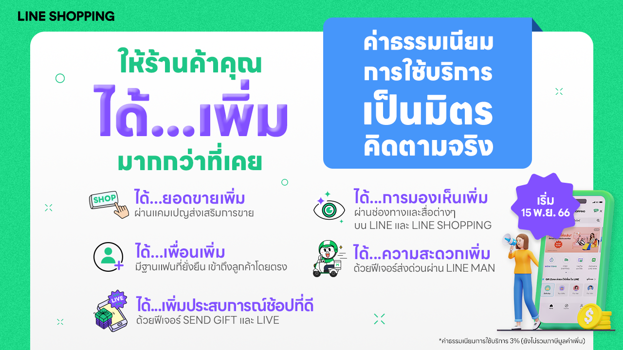 อัปเดตค่าธรรมเนียมใหม่ เป็นมิตร คิดตามจริง