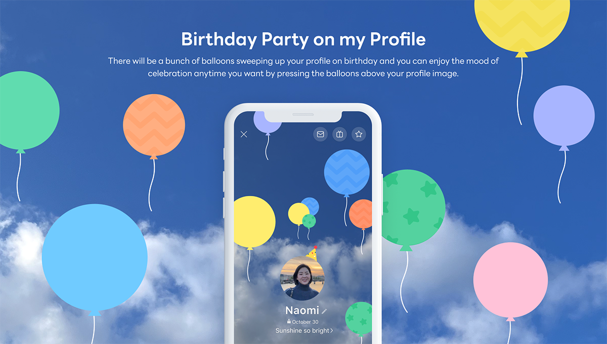 LINE CREATIVE | LINE Birthday와 함께 특별한 날을 축하해보세요!