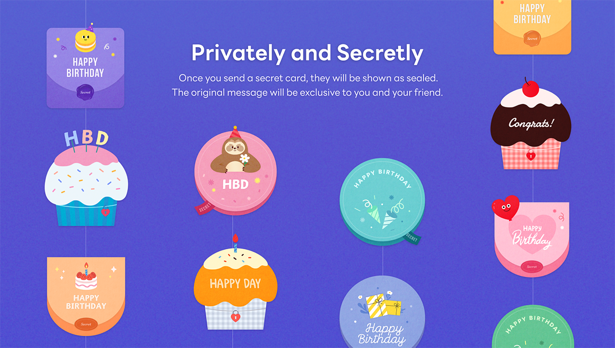 LINE CREATIVE | LINE Birthday와 함께 특별한 날을 축하해보세요!